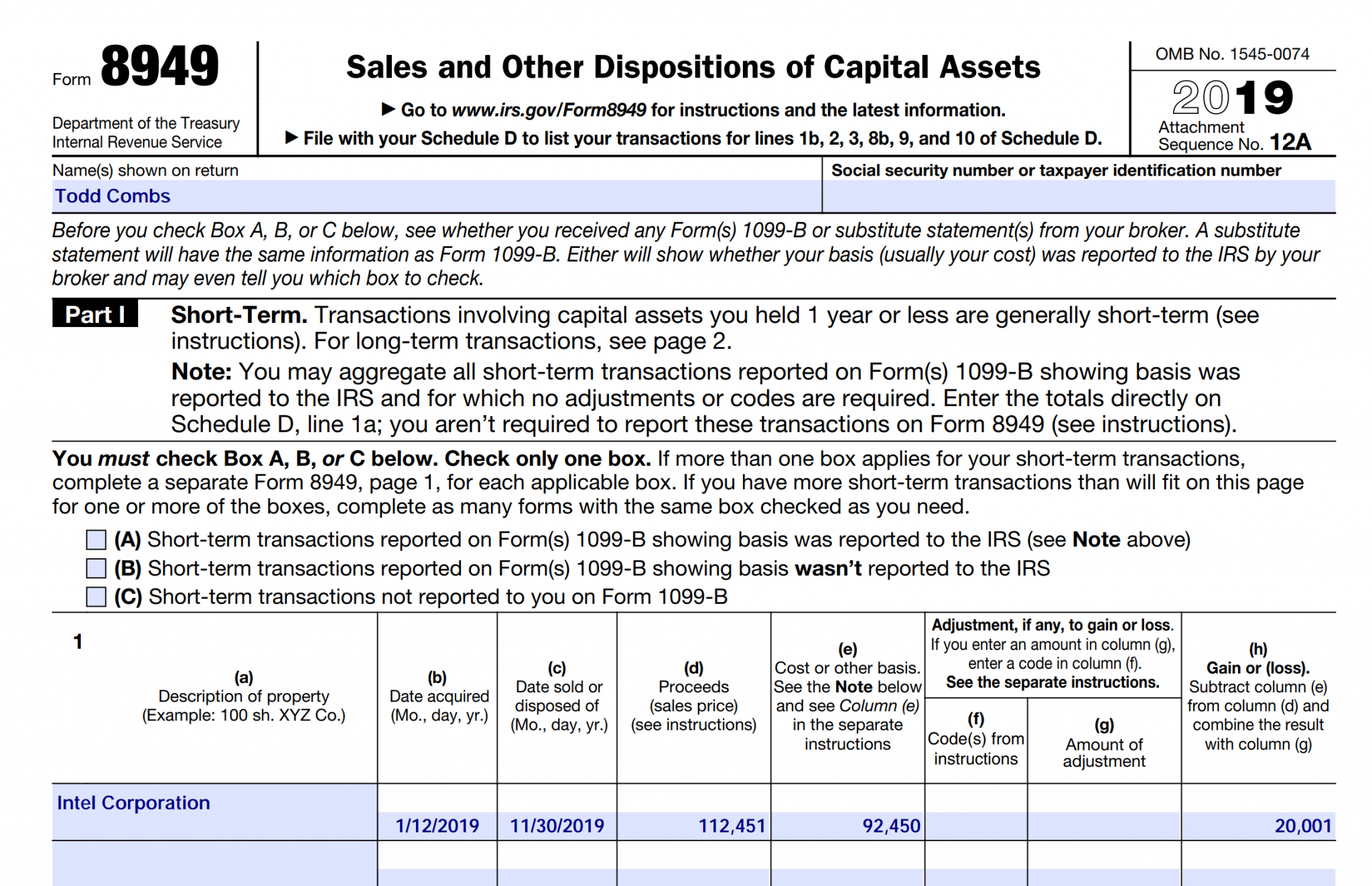 Form 8949 Archives EquityStat Blog Form 8949 Archives EquityStat Blog